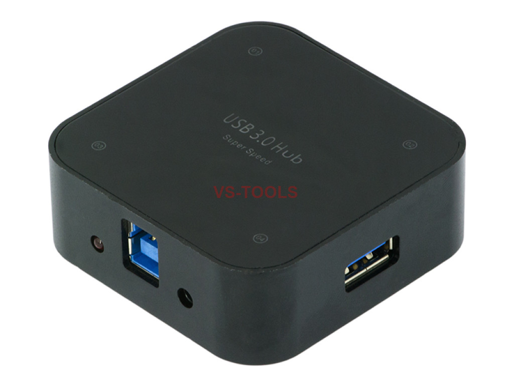 Super Speed 5Gbps USB 3.0 4 Ports Hub Individual Port Indicator ...